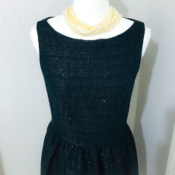 kate spade | Dresses | Kate Spade Sequin Tweed Fit And Flare Dress ...